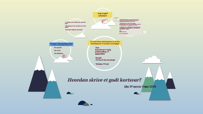 Hvordan skrive et godt kortsvar? by Mocca Master on Prezi