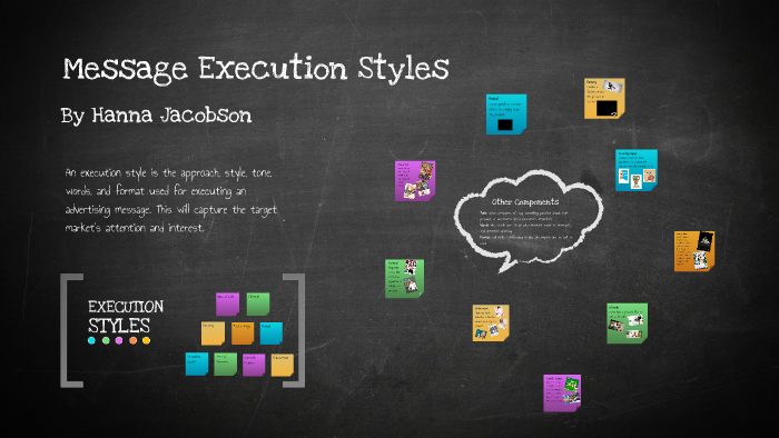 Message Execution Styles; Marketing 120 by Hanna Jacobson on Prezi