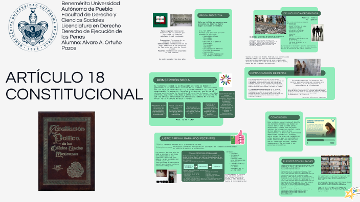 ARTÍCULO 18 CONSTITUCIONAL by Alvaro A Ortuño P on Prezi
