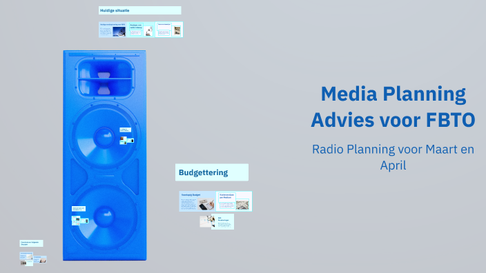 Media Planning Advies voor FBTO by Jlisz on Prezi