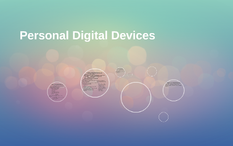 Personal Digital Devices by lucy walker