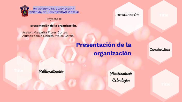 Actividad integradora. presentación de la organización by fabiola ...