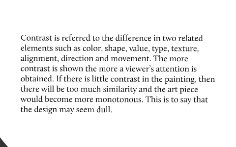 Principles of Art: Contrast by Feiruz Bendeck on Prezi