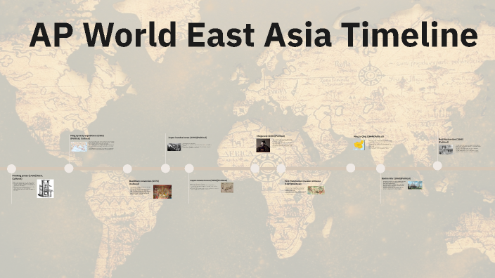 East Asian Timeline, AP timeline #1 by Jordan Robinson on Prezi
