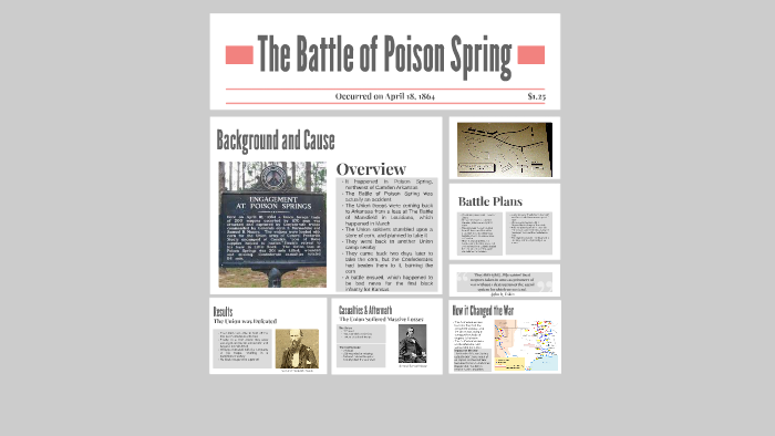The Battle of Poison Spring by Elayna Creech on Prezi