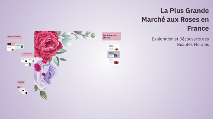 La Plus Grande Marché aux Roses en France by mohamed lakrad on Prezi