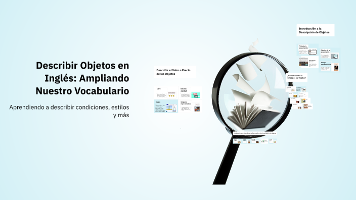 Describir Objetos en Inglés: Ampliando Nuestro Vocabulario by Daniel ...