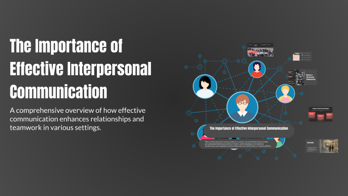 The Importance of Effective Interpersonal Communication by Pranav I on ...