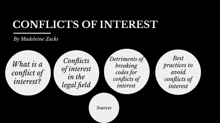 Conflicts of Interest by Madeleine Zacks on Prezi
