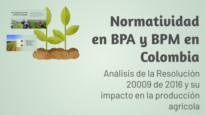 Normatividad en BPA y BPM en Colombia by fer ramos on Prezi