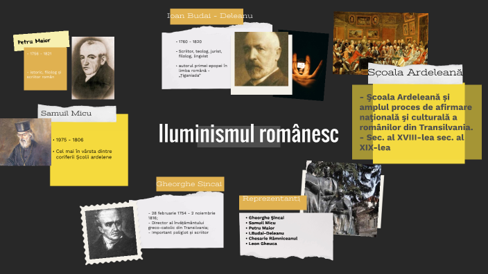 Iluminismul românesc by Pop Ronela on Prezi