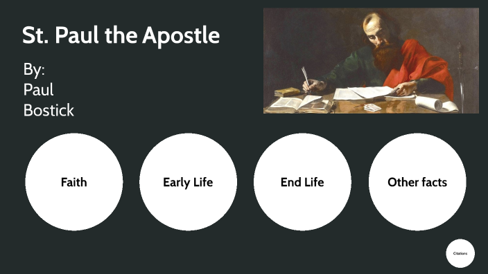 St. Paul the Apostle Presentation by Paul Bostick on Prezi