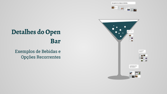 Detalhes do Open Bar by Giulia Velame on Prezi