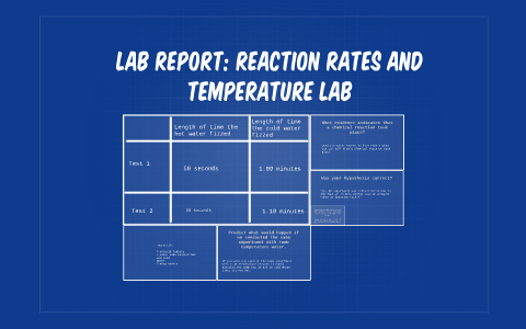 Lab report: reaction rates and temperature lab by Nyrobi Davis on Prezi