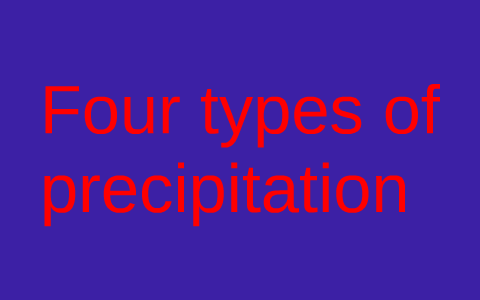 Four types of precipitation by Hunter Hansen on Prezi