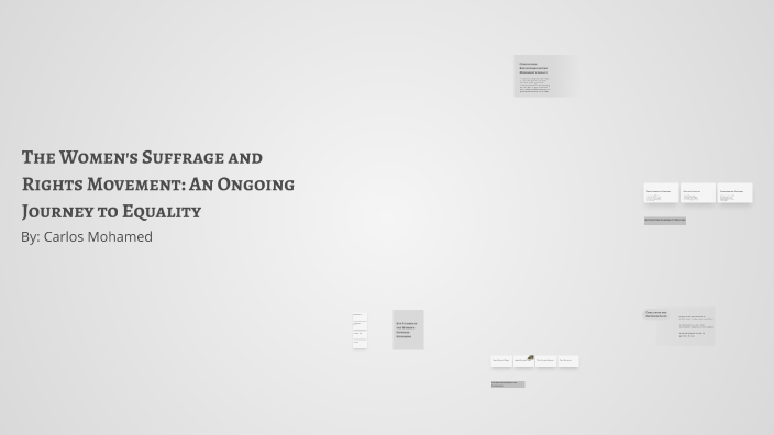 The Women's Suffrage and Rights Movement: A Journey to Equality by ...