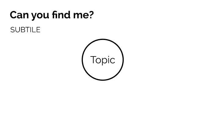 Can you find me? by Tryphena Hewett on Prezi