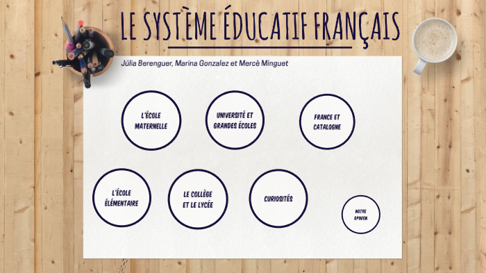 LE SYSTÈME ÉDUCATIF FRANÇAIS by Mercè Mincru on Prezi
