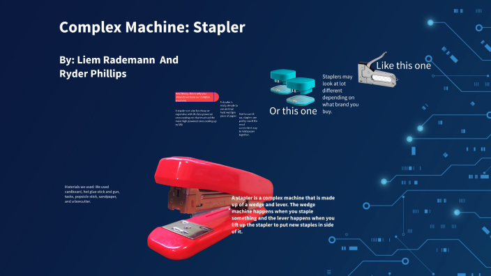 Complex Machine: Stapler by Rademann Liem on Prezi