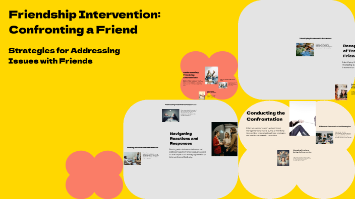 Friendship Intervention: Confronting a Friend by Bianca Noelle Gelito ...