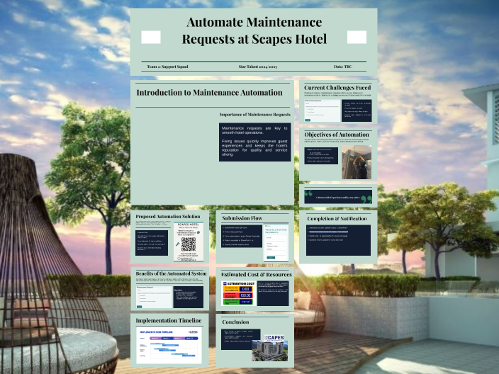 Automate Maintenance Requests at Scapes Hotel by Rini Suryaty Ibrahim on Prezi