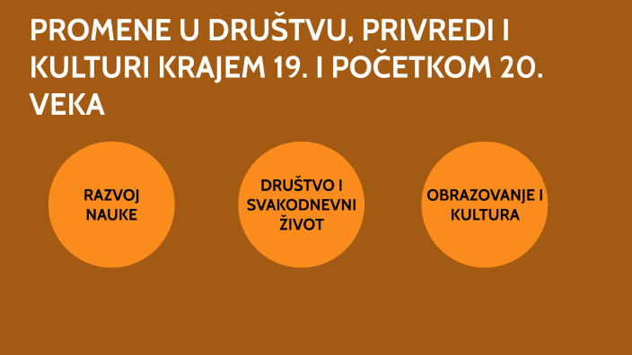 PROMENE U PRIVREDI, DRUSTVU I KULTURI U DRUGOJ POLOVINI 19. I POCETKOM ...