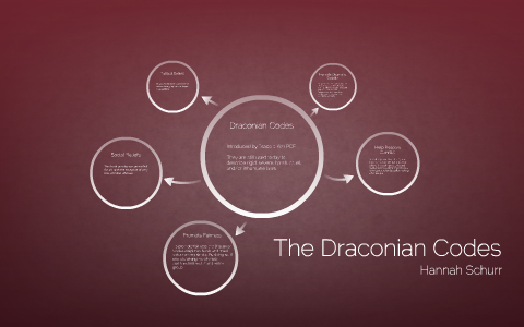 Draconian Codes by hannah schurr on Prezi