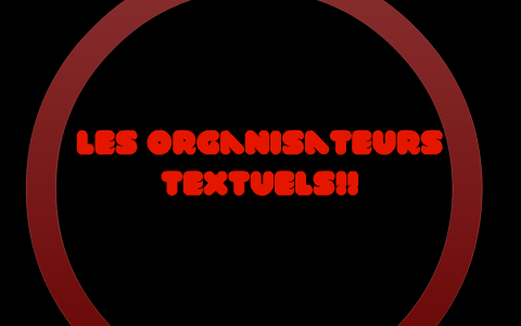 Les Organisateurs Textuels. by Marc-Antoine Lévesque Levasseur on Prezi