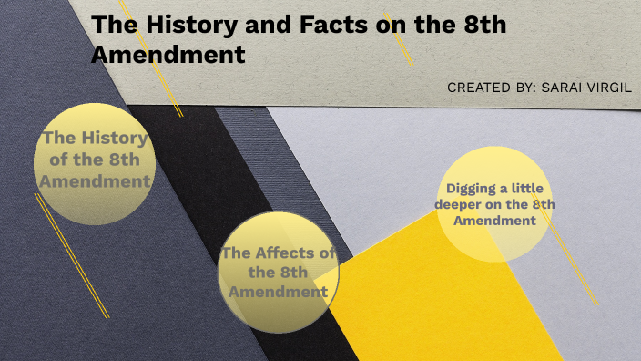 The 8th Amendment and its History by Sarai Duhh on Prezi