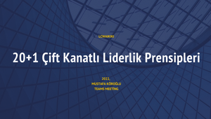 20+1 Çift Kanatlı Liderlik Prensipleri by Mustafa KOROGLU on Prezi Design