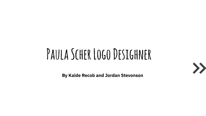 Paula Scher Logo Desighner by Kaide Recob on Prezi