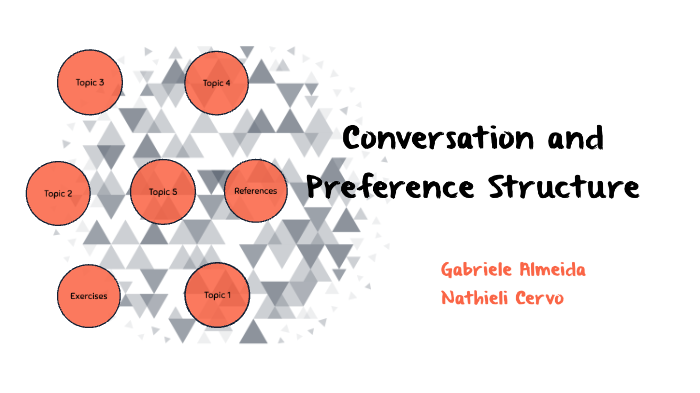 Conversation and Preference Structure by Nathieli Cipolat Cervo on Prezi