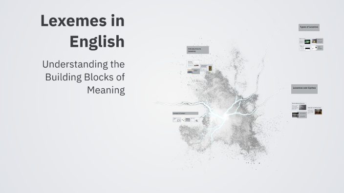 Lexemes in English by Arburim Iseni on Prezi
