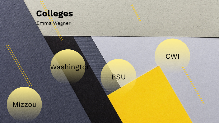 Colleges by Emma Wegner on Prezi