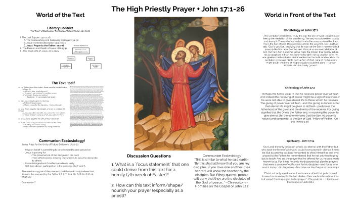 The High Priestly Prayer by Nelson Cintra on Prezi