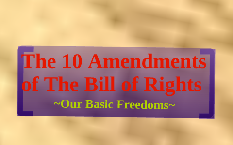 The Ten Amendments of The Bill of Rights by Stella Blue on Prezi