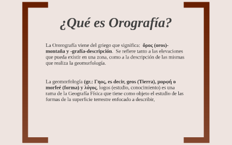 La Orografía de América by denise nuo on Prezi