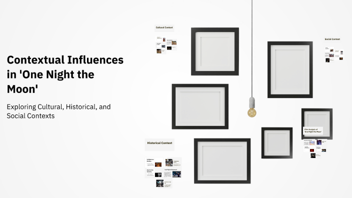 Contextual Influences in 'One Night the Moon' by Caleb Mcphee on Prezi