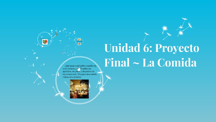 Unidad 6: Proyecto Final ~ La Comida by Amelia Marriner on Prezi