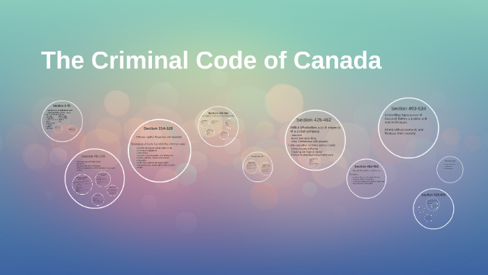 The Criminal Code of Canada by oreal,Duriya&Monika Law on Prezi