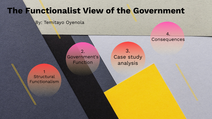 The Structural Functionalism in the Government System by Temitayo ...