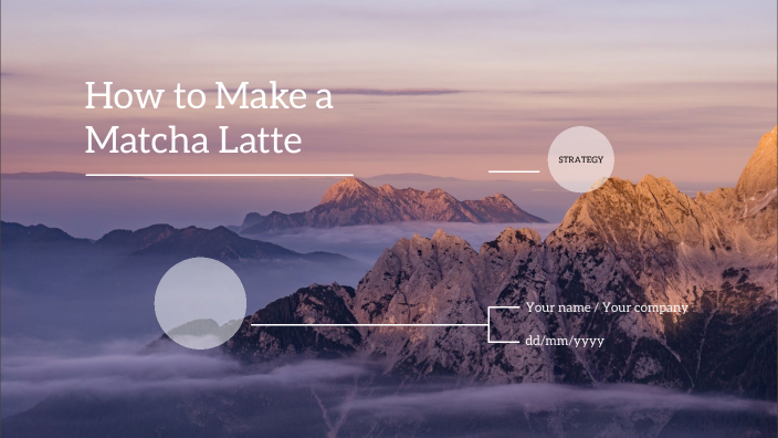 Matcha Latte Lesson by Aura Aleman on Prezi