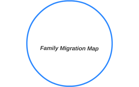 Family Migration Map by Jose Sifuentes