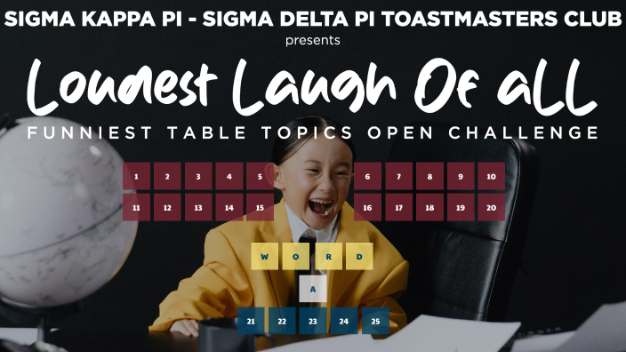 2024 Loudest Laugh Of aLL Funniest Table Topics Open Challenge by John ...