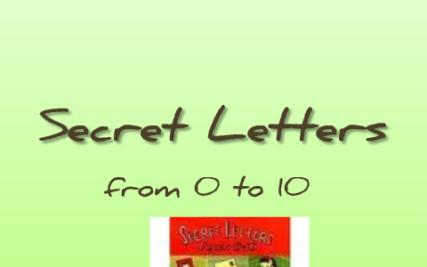 Secret Letters from 0 to 10 by Rie Lee on Prezi
