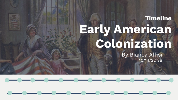 Early American Colonization Timeline by Bianca Alfiis on Prezi