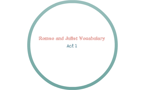 Romeo and Juliet Act 1 Vocab by Taryn DeVries on Prezi