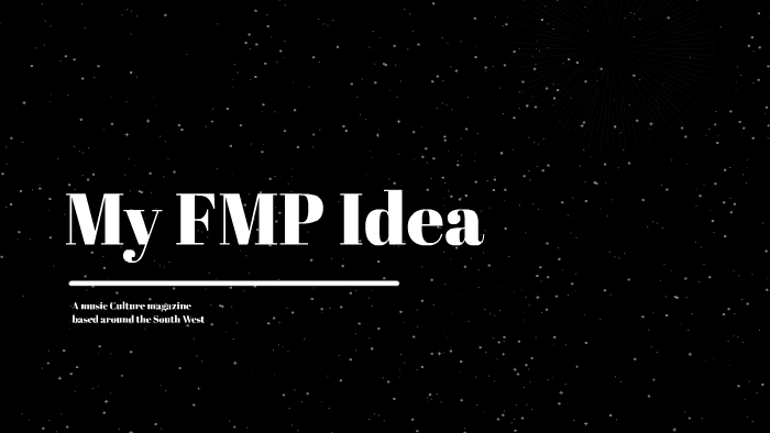 My FMP Idea by leena Anwar stevens on Prezi