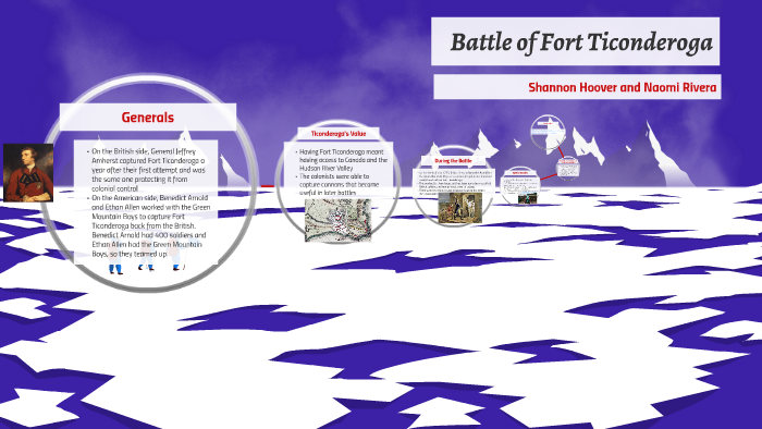 Battle of Fort Ticonderoga by Naomi Rivera on Prezi