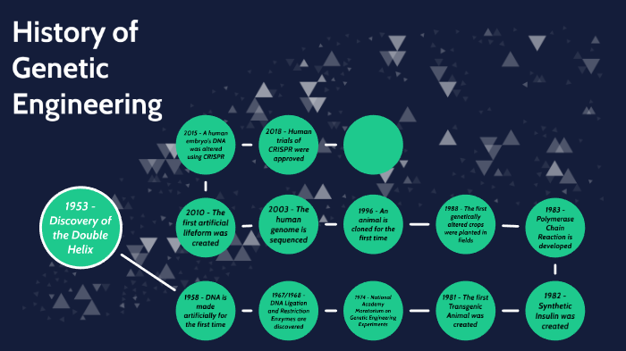 Genetic Engineering Timeline by Adam Murtagh